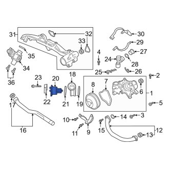 Porsche 718 Boxster OEM Engine Cooling Parts | Radiators, Fans — CARiD.com