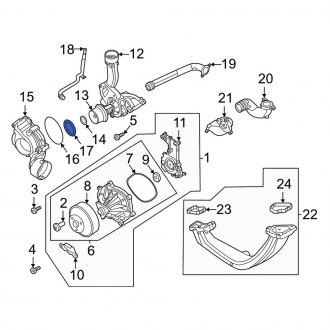 Porsche 718 Cayman Thermostat Housings & Filler Necks — CARiD.com