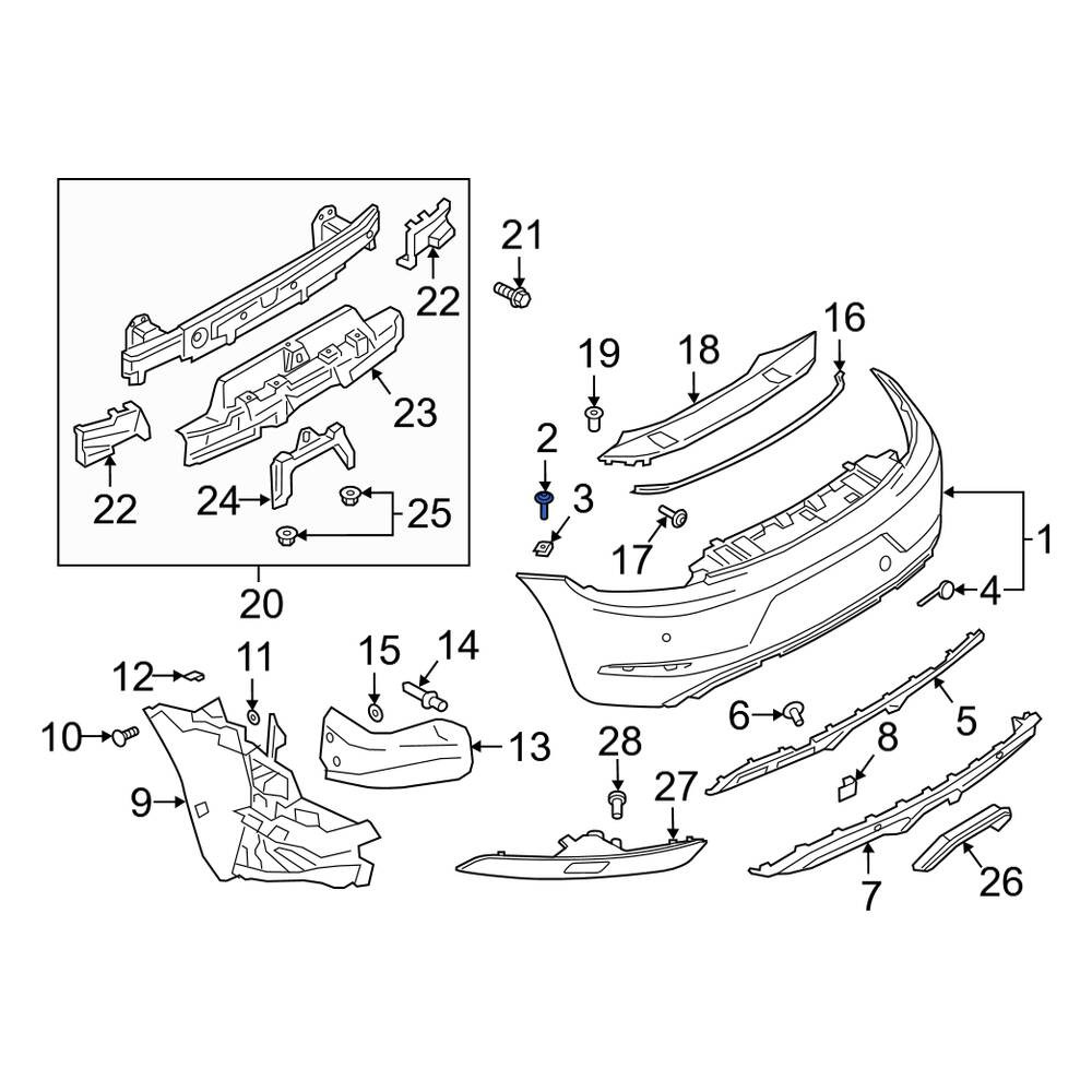 Porsche Taycan Replacement Bumpers - Front, Rear, Brackets | CARiD