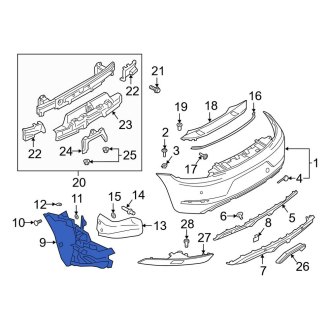 Porsche 718 Spyder Bumper Brackets & Hardware | Front, Rear — CARiD.com