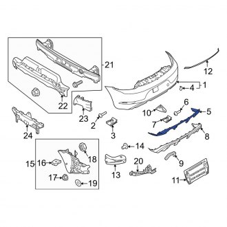 Porsche 718 Spyder Bumper Brackets & Hardware | Front, Rear — CARiD.com