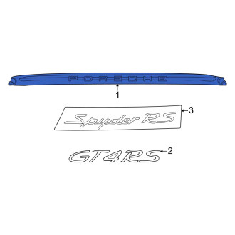 Porsche 718 Cayman Replacement Bumper Moldings & Trim | CARiD