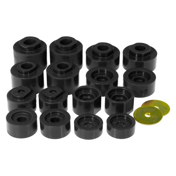 Prothane® 6-116-BL - Front and Rear Body Mount Bushing Kit