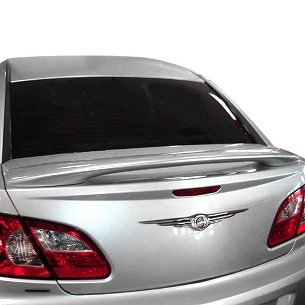 Pure® FG-066-UNPAINTED - Custom Style Fiberglass Rear Spoiler (Unpainted)