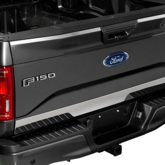 Ford F-150 Tailgate Trim - Chrome, Polished Stainless Steel