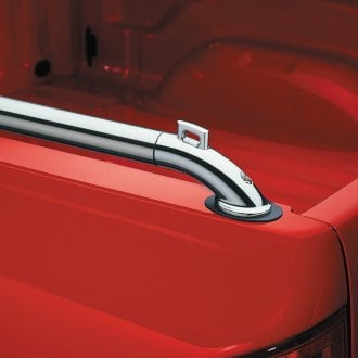 Universal Truck Bed Side Rails | Chrome, Black, Polished Stainless ...