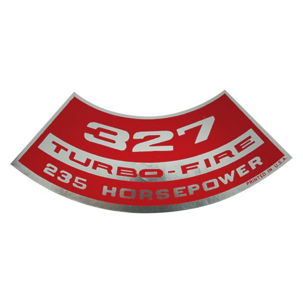 QRP® AC0115A - "327 Turbo-Fire 235HP" Turbo-Fire Decal