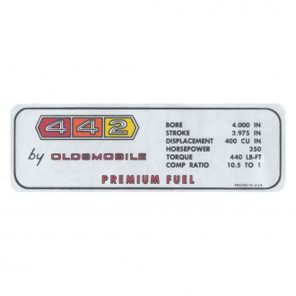 Engine Valve Cover Decals - CARiD.com