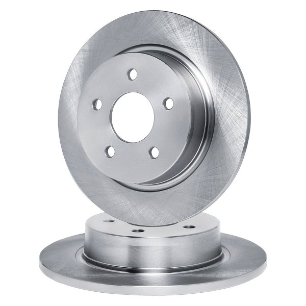 R1 Concepts® WFPN1-54070 - Plain Rear Brake Rotor Set