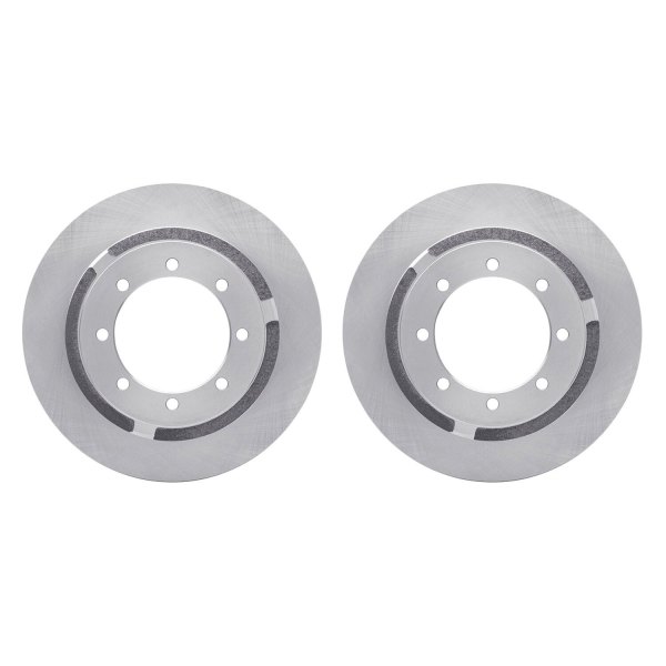 R1 Concepts® WFPN1-54206 - Plain Rear Brake Rotor Set