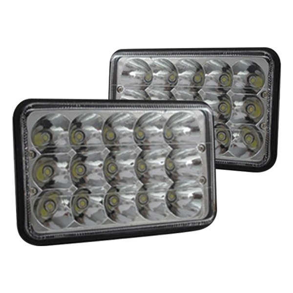 Race Sport® - Rectangular Sealed Beam LED Headlights