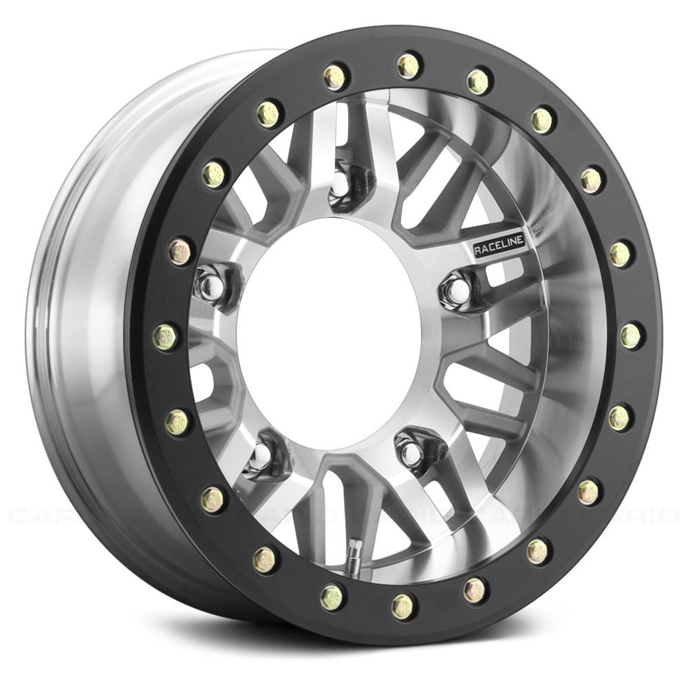 RACELINE® RT291M RYNO Wheels - Machined with Black Beadlocks Rims