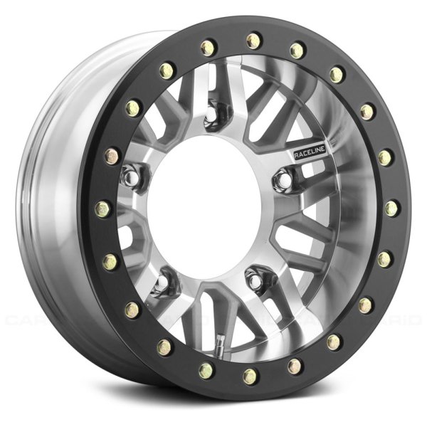 RACELINE® RT291M RYNO Wheels - Machined with Black Beadlocks Rims