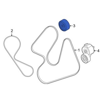 Ram ProMaster Engine Pulleys - Idler, Crankshaft | CARiD