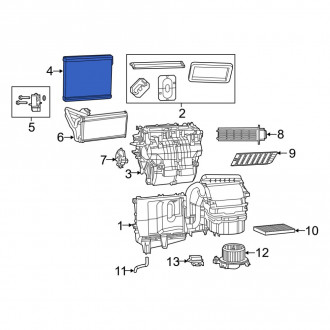 Ram ProMaster OEM A/C & Heating Parts | Systems, Compressors — CARiD.com