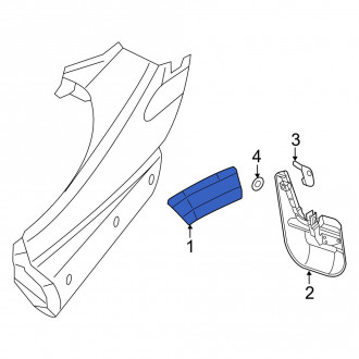 Ram ProMaster Replacement Fender Moldings & Trim | CARiD