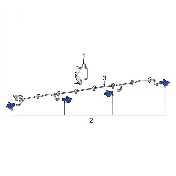 Ram OE 52112205AA - Rear Parking Aid Sensor