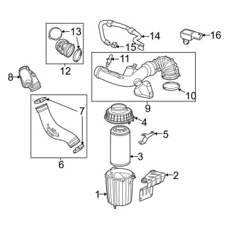 2020 Ram ProMaster OEM Air Intake Parts - Filters | CARiD