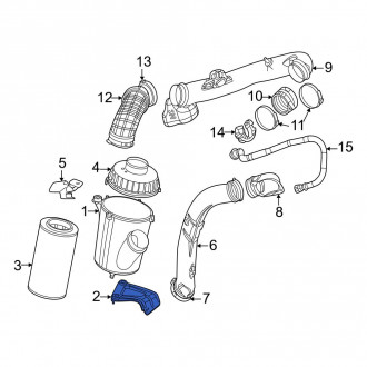 Ram ProMaster OEM Air Intake Parts - Filters, Manifolds | CARiD
