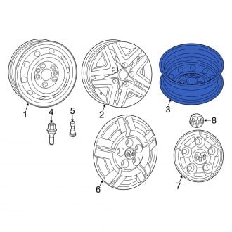 Ram ProMaster OEM Wheels - Original Steel & Alloy Wheels | CARiD