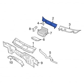 Ram ProMaster Cowl Panels & Parts | Vent Grills — CARiD.com