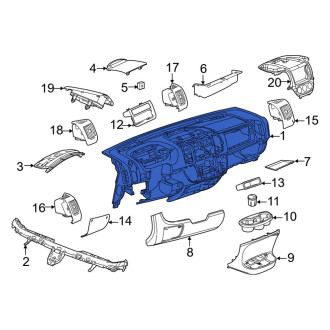Ram ProMaster OEM Interior Components | CARiD
