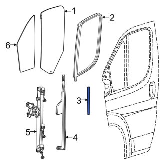 Ram ProMaster Window Hardware — CARID.com