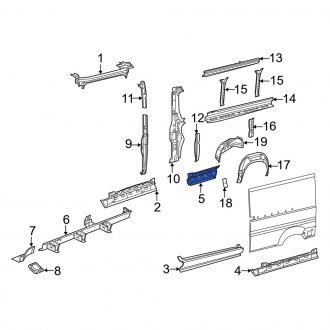 Ram ProMaster Replacement Rocker Panels | CARiD