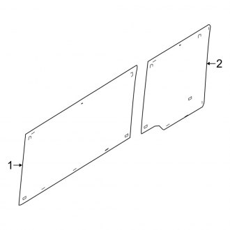 2021 Ram ProMaster OEM Glass - Windshields, Door Glass | CARiD