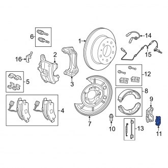 Ram ProMaster Parking Brake Components - Cables, Adjusters | CARiD