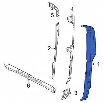 Ram ProMaster OEM Quarter Panels & Parts | Rear & Front — CARiD.com