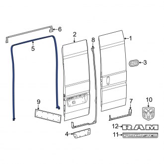 Ram ProMaster Door Seals & Weatherstripping – CARiD.com