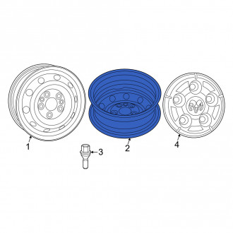 Ram ProMaster Replacement Factory Wheels & Rims | CARiD