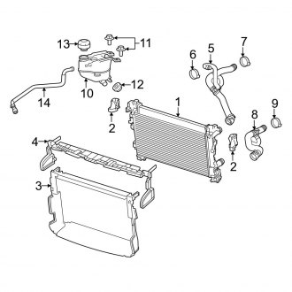2020 Ram ProMaster City OEM Engine Cooling Parts - Radiators | CARiD