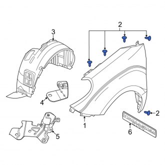 Ram ProMaster City OEM Fenders | Factory Front & Rear Fenders — CARiD.com
