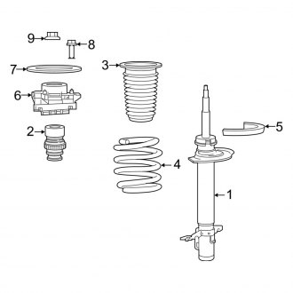 2016 Ram ProMaster City OEM Suspension Parts - Shocks, Struts | CARiD