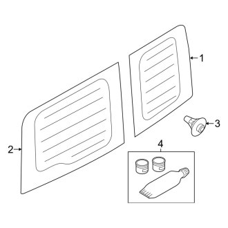 2022 Ram ProMaster City OEM Glass | Windshields, Door Glass — CARiD.com