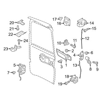 2020 Ram ProMaster City Door Handles & Window Cranks — CARiD.com