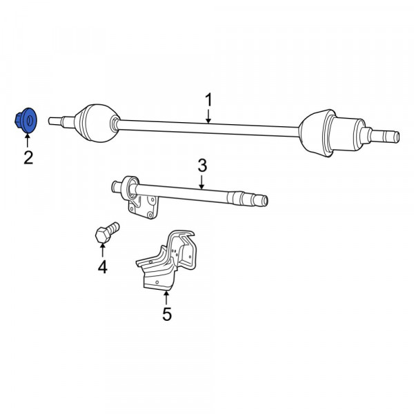 Ram OE 6509298AA - CV Joint Nut