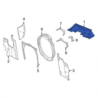 Dodge Ram Radiator Support Covers | CARiD