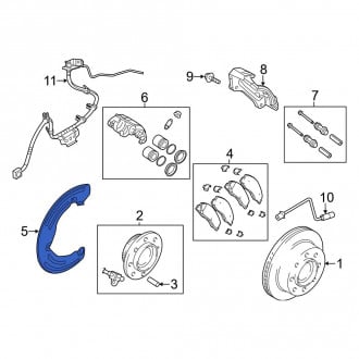 Dodge Ram Brake Dust Shields & Backing Plates — CARiD.com