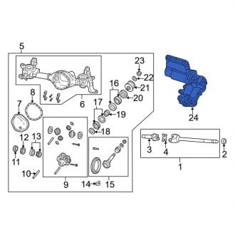 Dodge Ram 4WD Actuators - Vacuum, Electric | CARiD