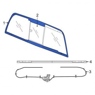 Ram 2500 Rear Window Glass | Back Windshields — CARiD.com