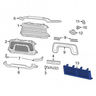 Ram 3500 OEM Engine Cooling Parts | Radiators, Fans — CARiD.com