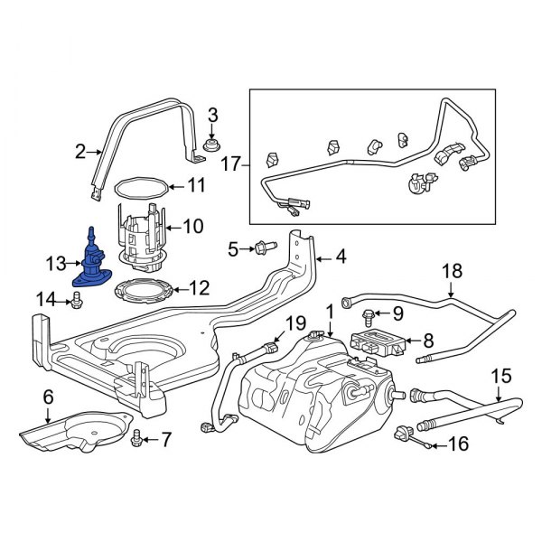 Ram OE 4627241AF - Diesel Exhaust Fluid (DEF) Injector