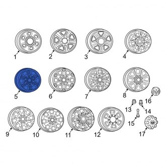 Ram 3500 OEM Wheels & Tires | Lug Nuts, TPMS Sensors — CARiD.com