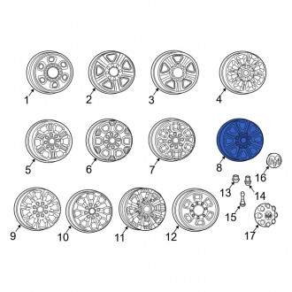 Ram 2500 Factory Steel Wheels — CARiD.com