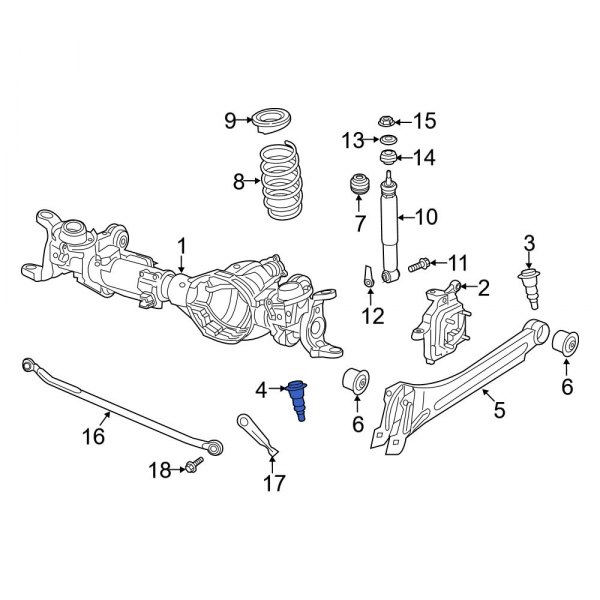 Ram OE 68216182AB - Front Lower Suspension Ball Joint