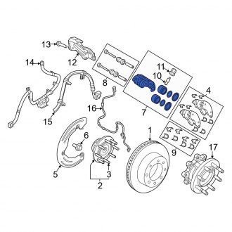 Dodge Ram OEM Brake Parts | Pads, Bleeders, Rotors — CARiD.com