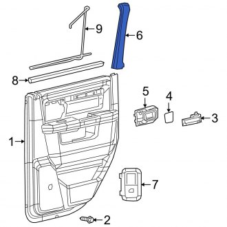Dodge Ram Window Trim - Moldings, Pillar Posts | CARiD